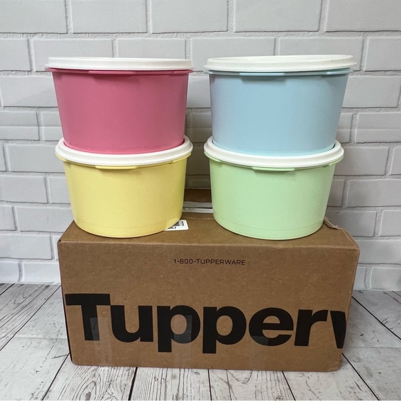 Tupperware | Kitchen | Tupperware Classic Servalier Canister Set Of 4 ...